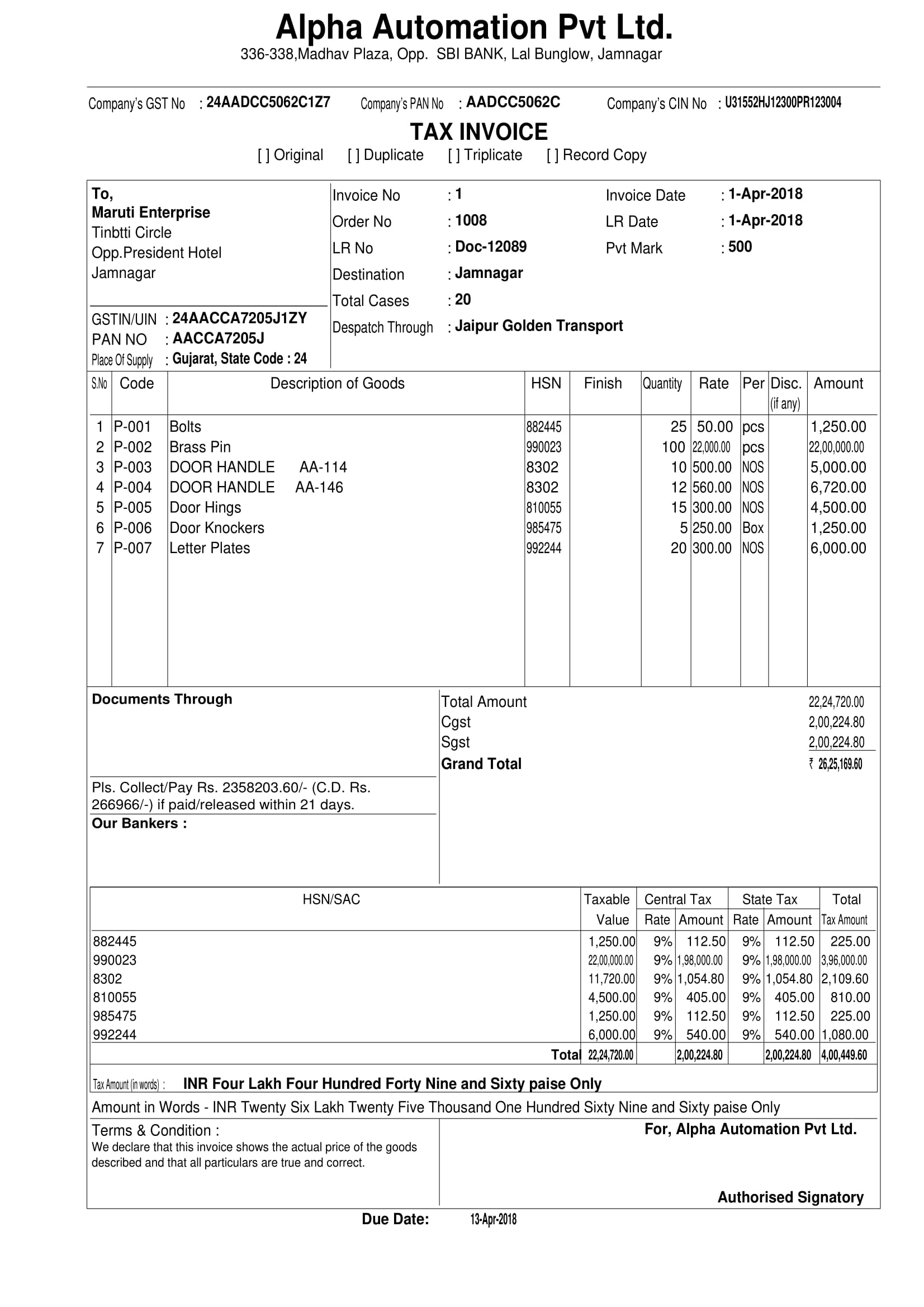AAPL - Tally Customization (TDL), Tally Invoice Format, Tally Data with ...