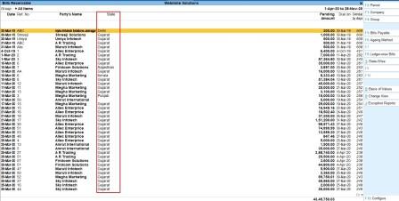 Show Payment Overdue Days in Sales Register | Show Mailing Location ...