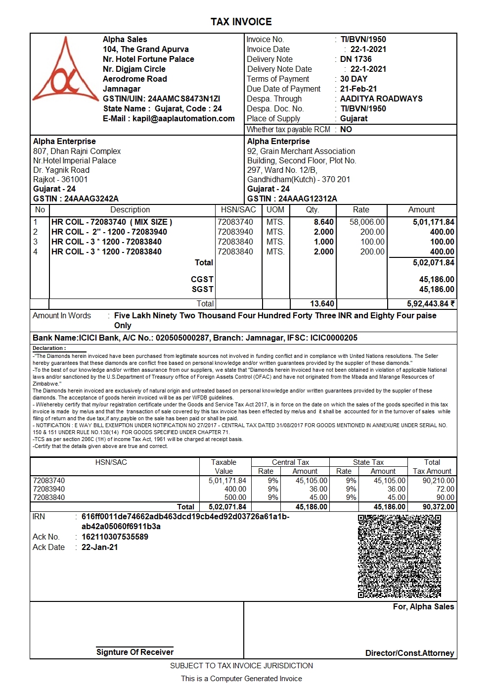 AAPL - Tally Customization (TDL), Tally Invoice Format, Tally Data with ...