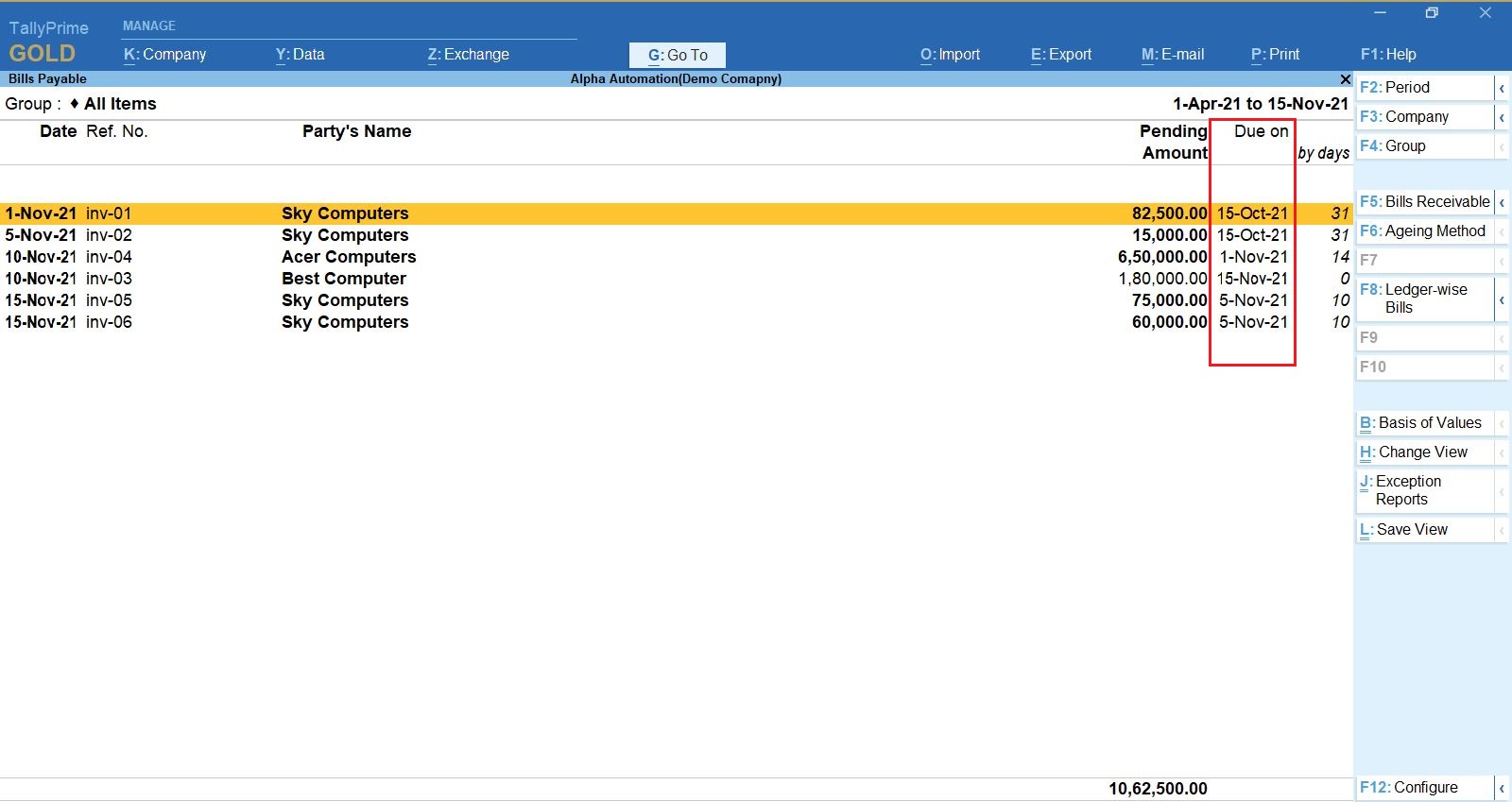 Print GST Number In Ledger Outstanding Report | Print Outstanding ...
