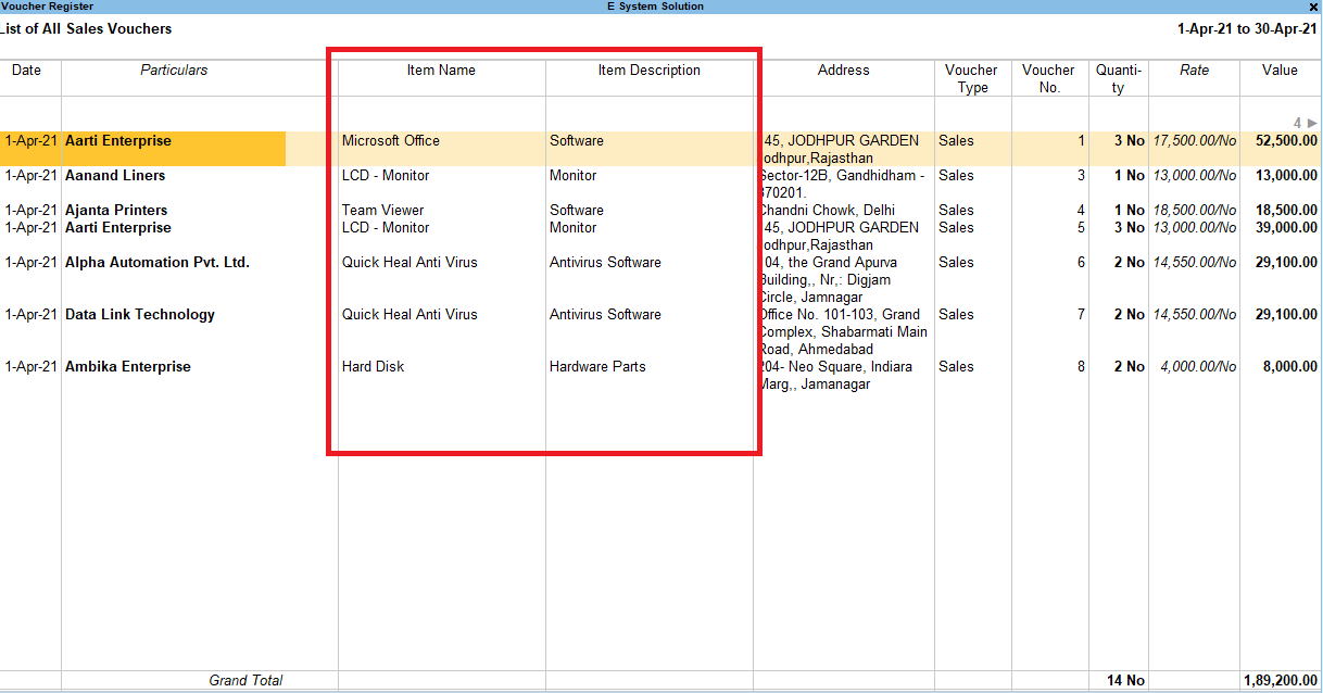 Item wise Month wise Sales & Purchase Report | Party wise Month wise ...