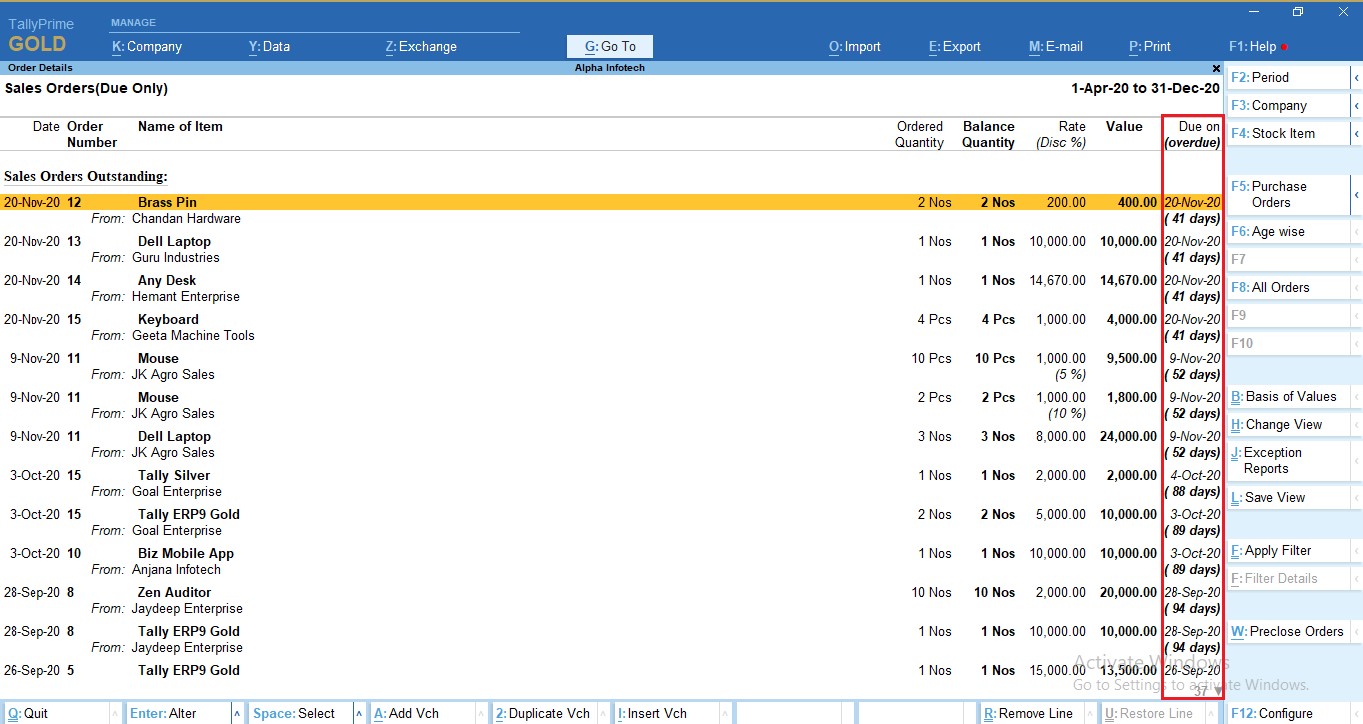 Print HSN-SAC description in GST Analysis in Invoice | Party Wise Item ...