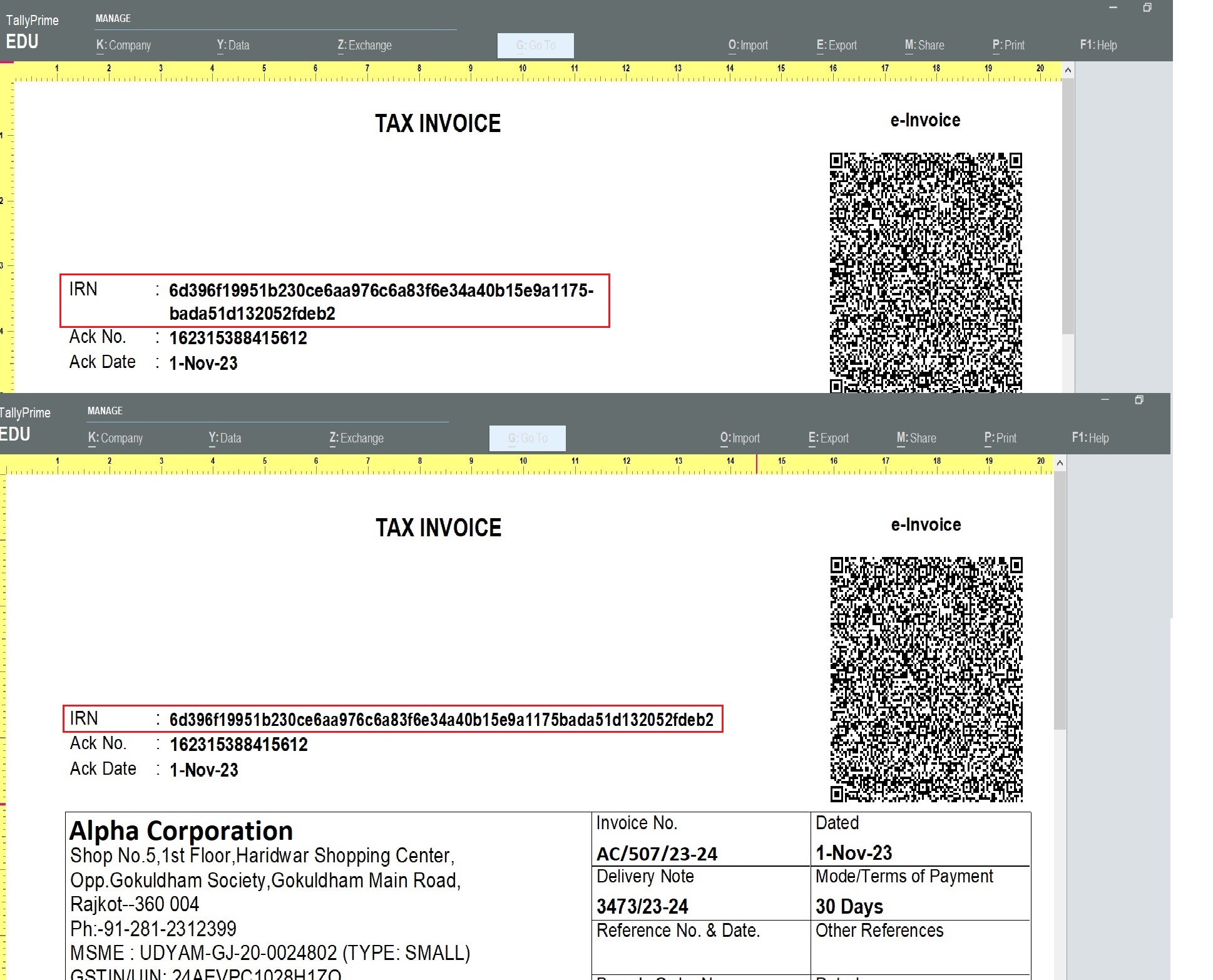 Print Bank Details on Left Side in Sales Invoice | Print Different ...