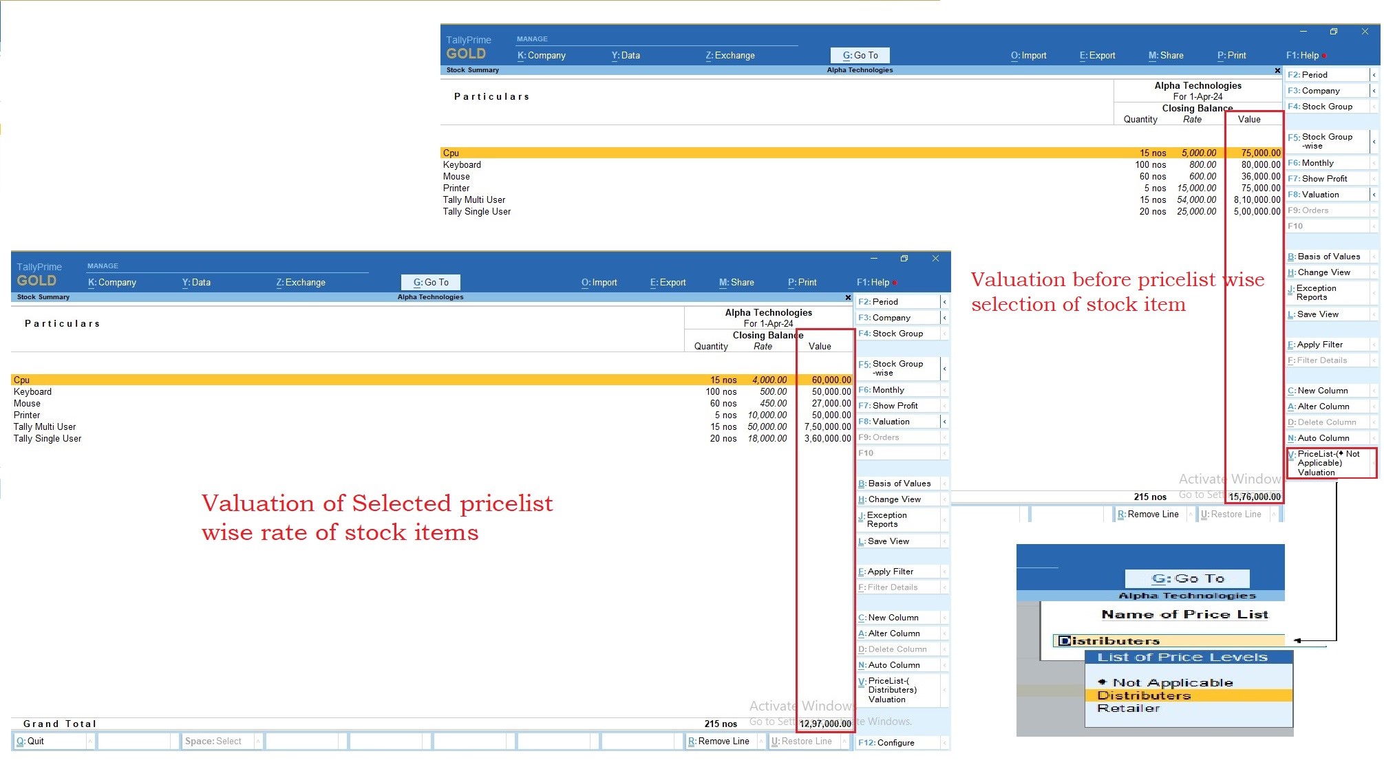 Display Item Details in Stock Summary & Reorder Status Report | Update ...