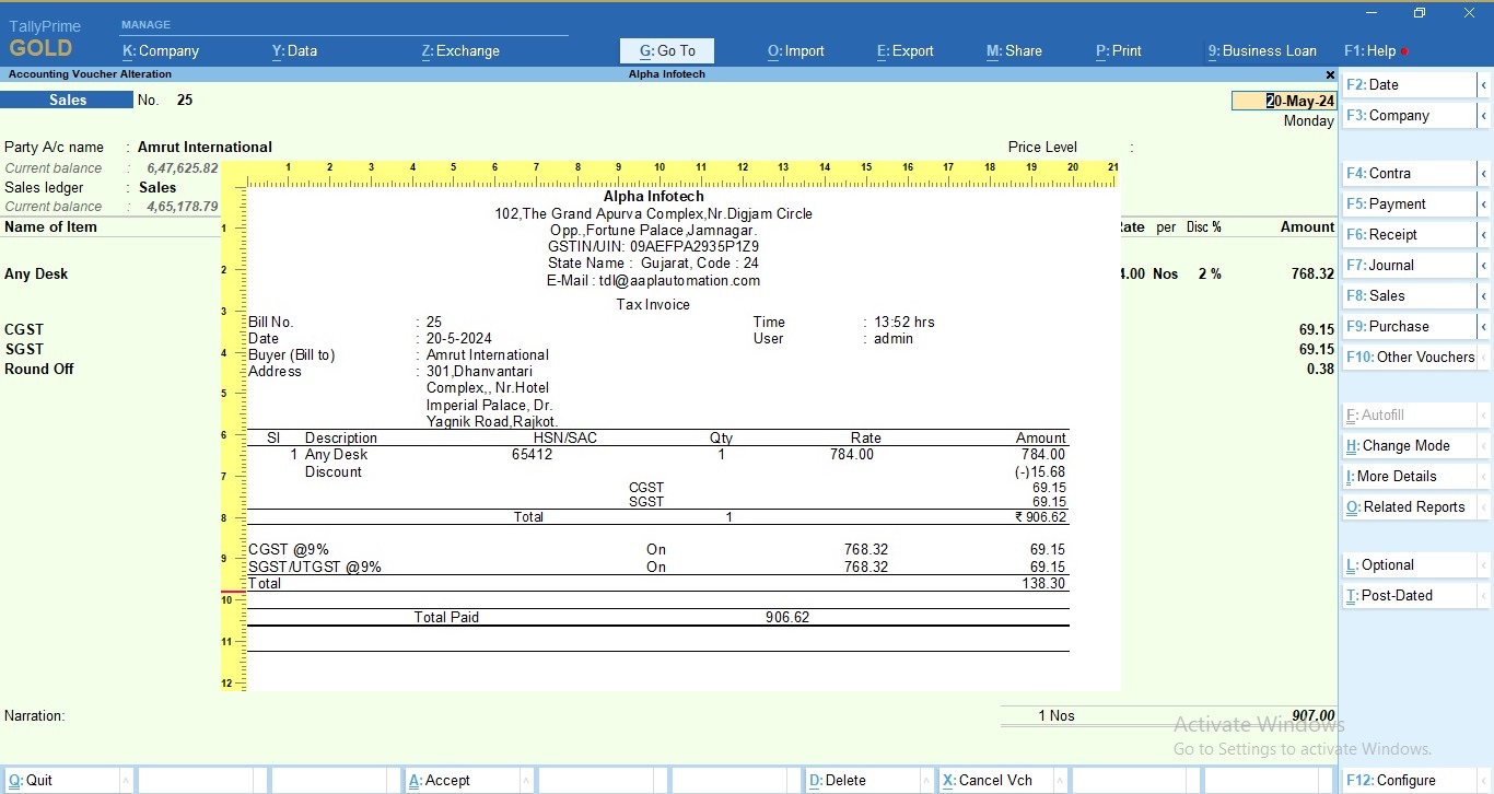 Send Whatsapp PDF Document & Message from Tally | Print Consignee ...