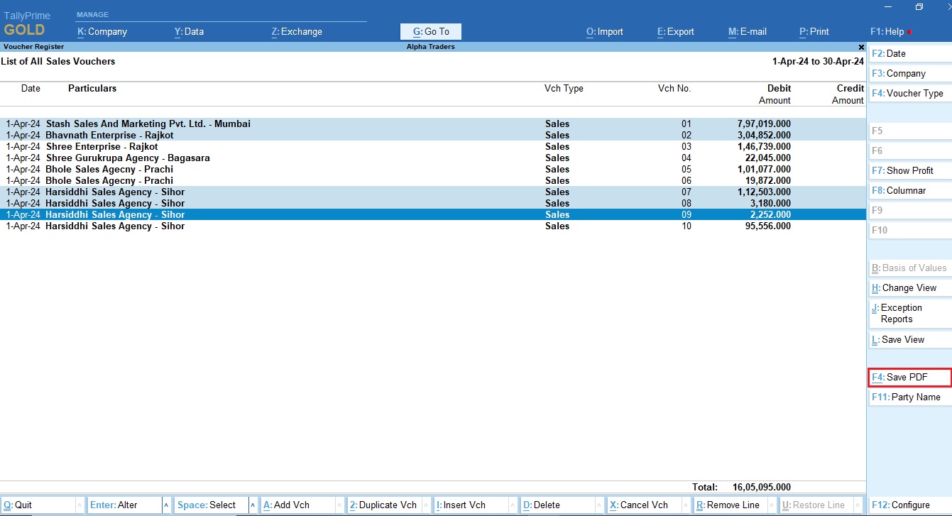Multiple PDF Generate for Sales Invoice | Select Multi Invoice Printing ...