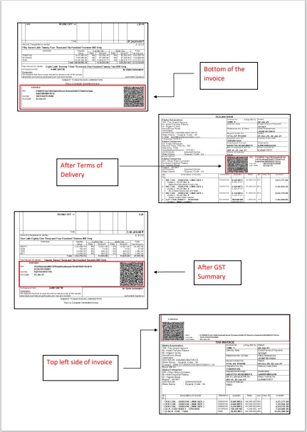 336 | Resize E-Invoice QR Code & Change Printing Location in Invoice